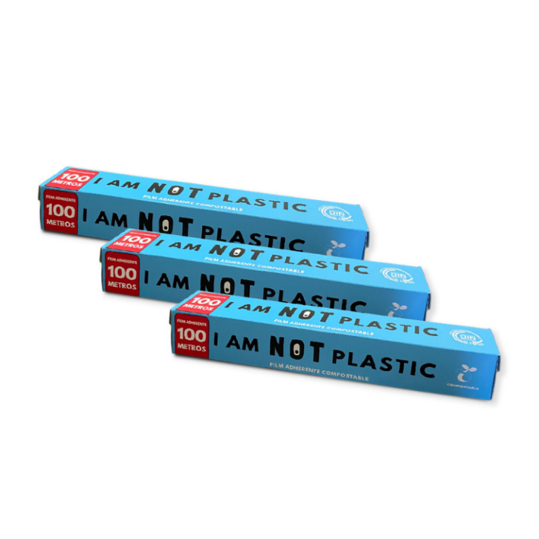 Film adherente compostable ecofriendly | I Am Not Plastic